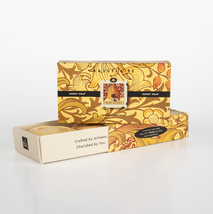Honey Guest Soap 2 Bar Matchbox 1.4oz — Vintage Bath